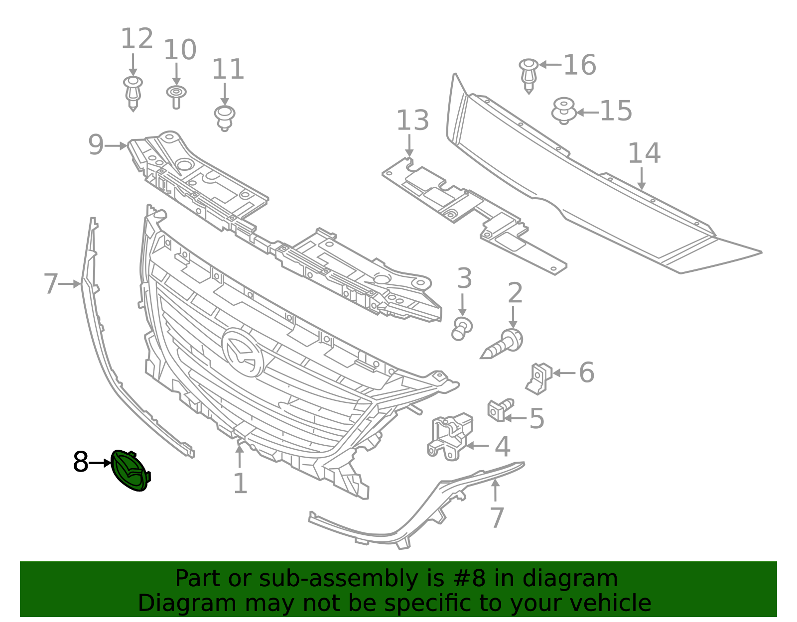 2006-2016 Mazda OEM NEW 11-14 Mazda 2 Hatchback Mazdaspeed Sedan Front ...