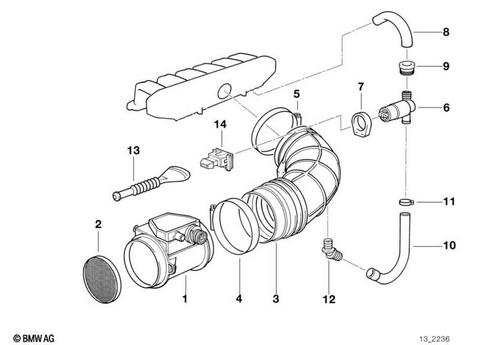 13541703588 - BMW Rubber Boot Performance Auto Parts