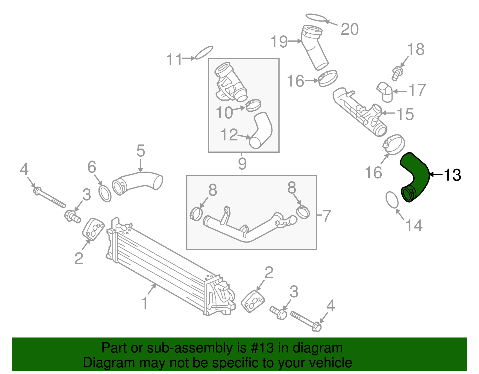 32222271 - Outlet Hose 2016-2022 Volvo | Volvo Cars Lancaster Parts