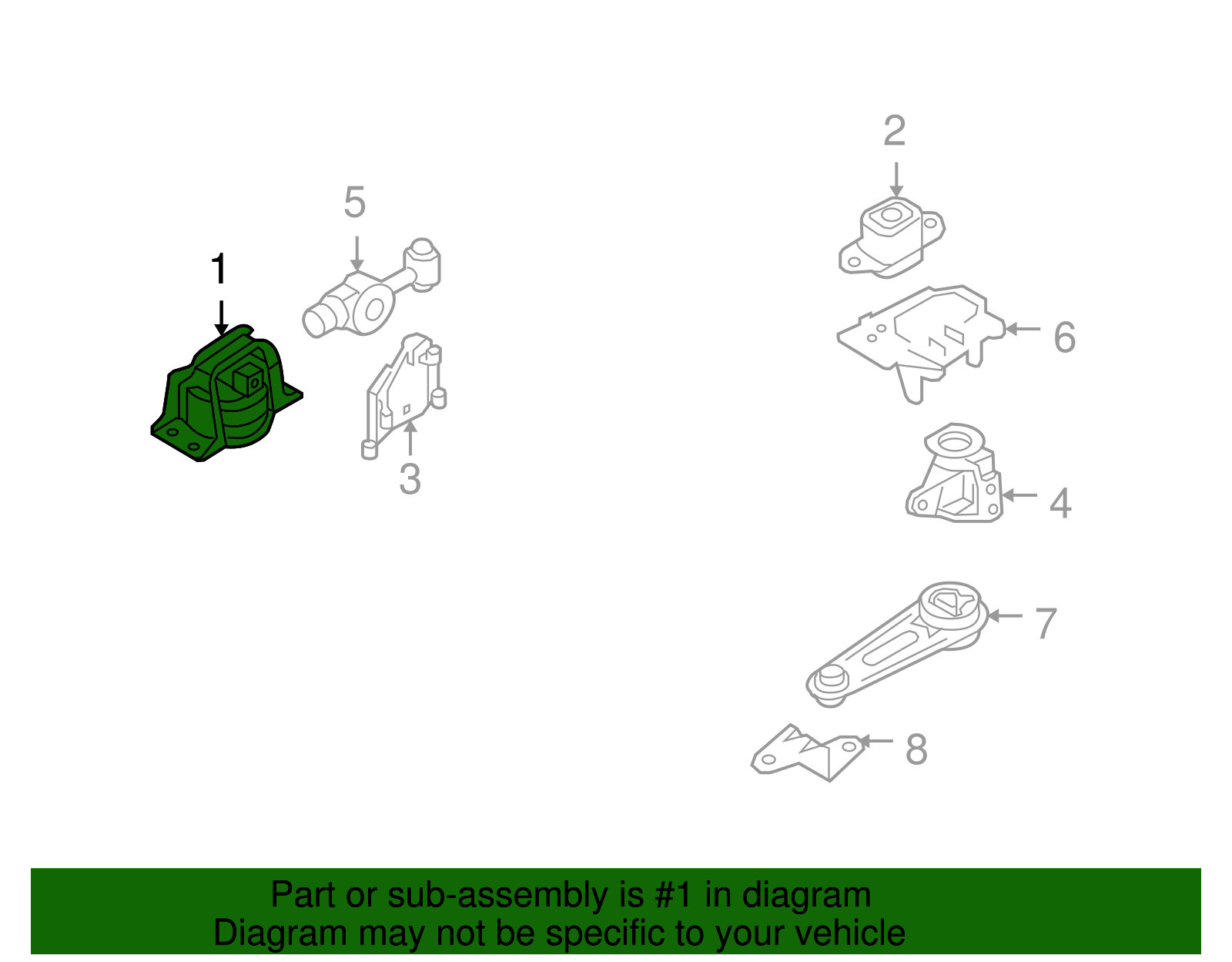 11210-EL01B - Mount - 2007-2014 Nissan | Nissan OEM Parts Direct