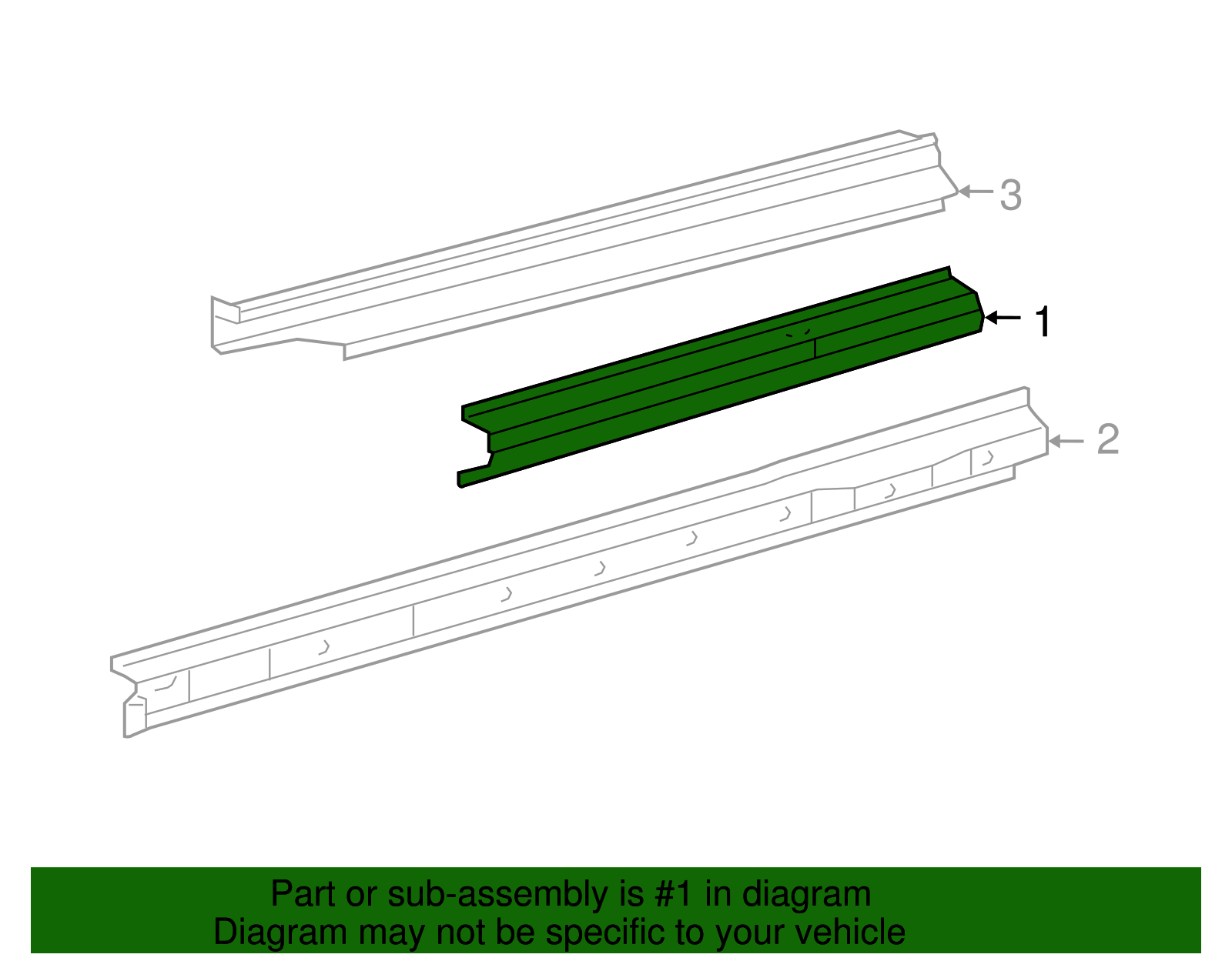 61412-04061 - Rocker Panel - 2005-2023 Toyota Tacoma | OEM Genuine ...