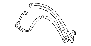 32416788261 - 2008-2019 BMW Power Steering Pressure Hose (32-41-6-788 ...