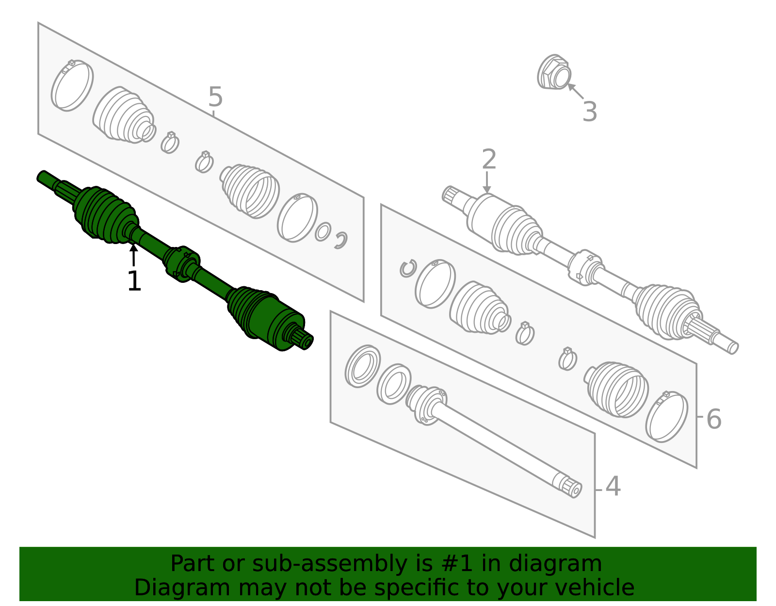 2023-2024 Ford Mustang Mach-E Axle Assembly LK9Z-3B436-B | Miracle Ford ...