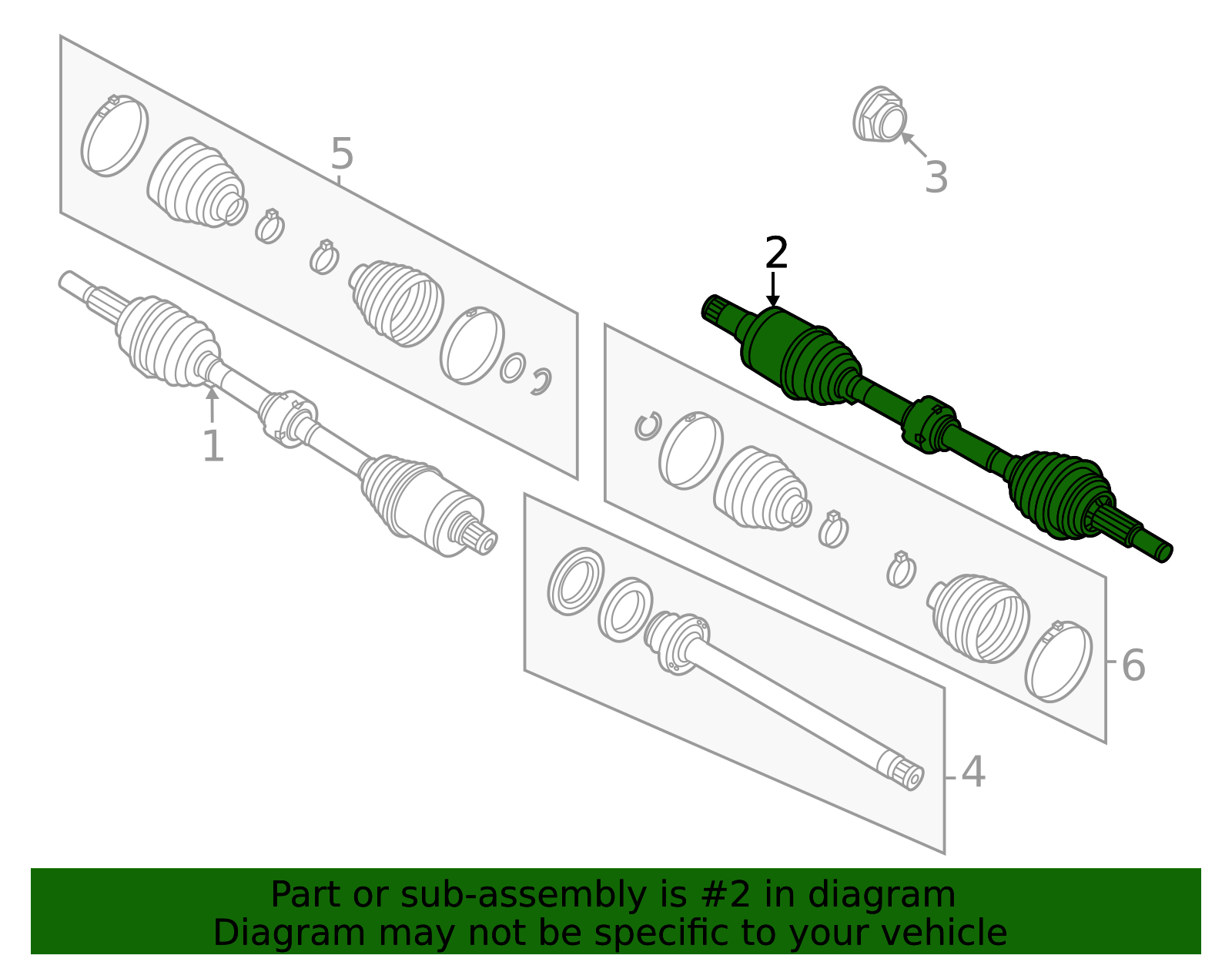 2021-2024 Ford Mustang Mach-E Axle Assembly LJ9Z-3B437-A | OEM Parts Online