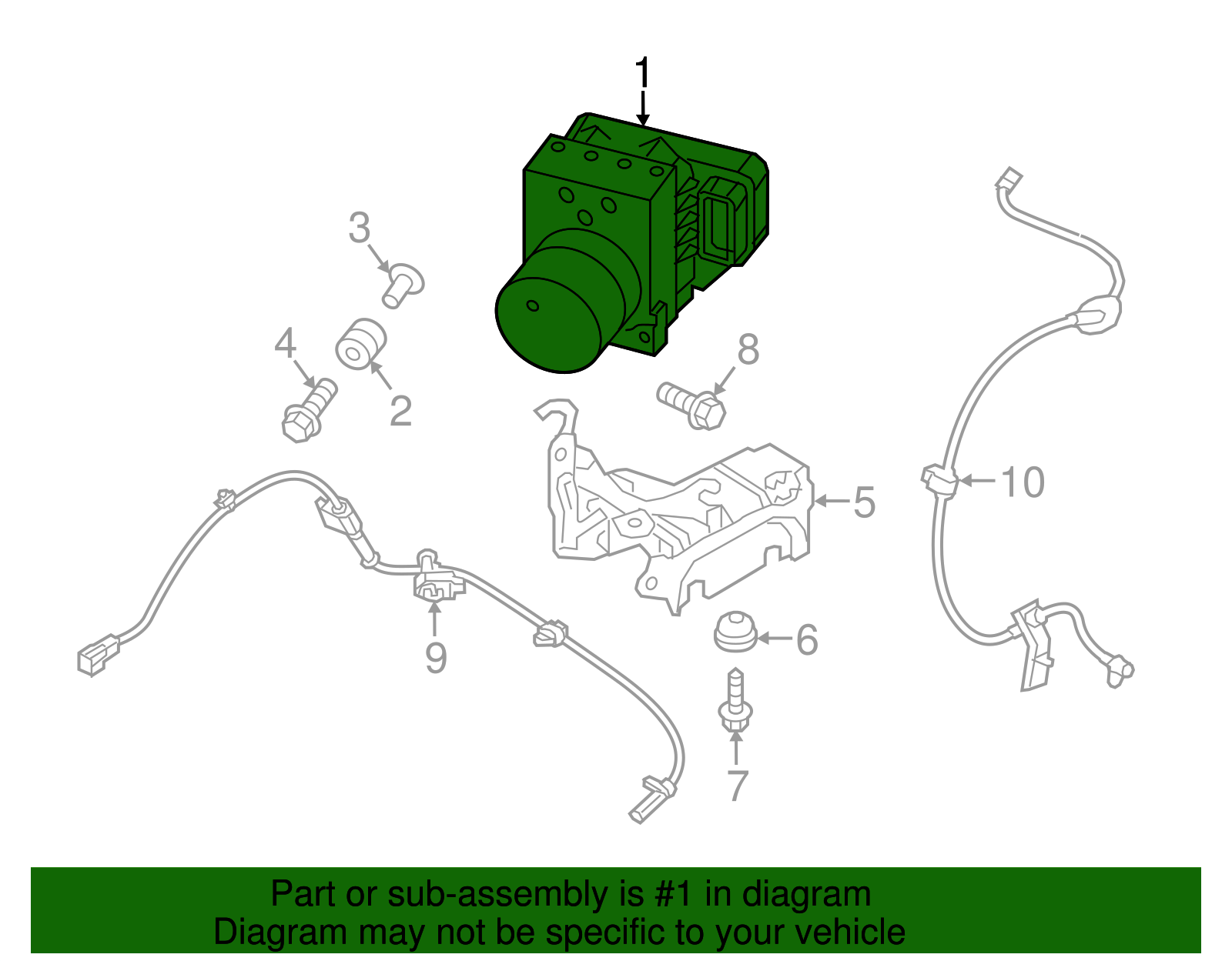 2016 Mazda 6 | ABS Control Unit | GMY1-43-7A0D | Mazda Online Parts