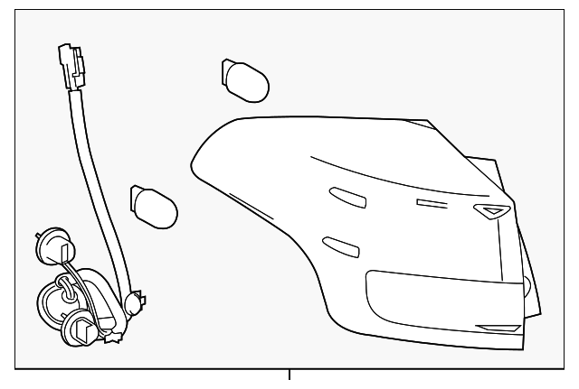 2016-2018 Toyota RAV4 Tail Light Assembly - DRIVERS SIDE 81560-0R061 ...