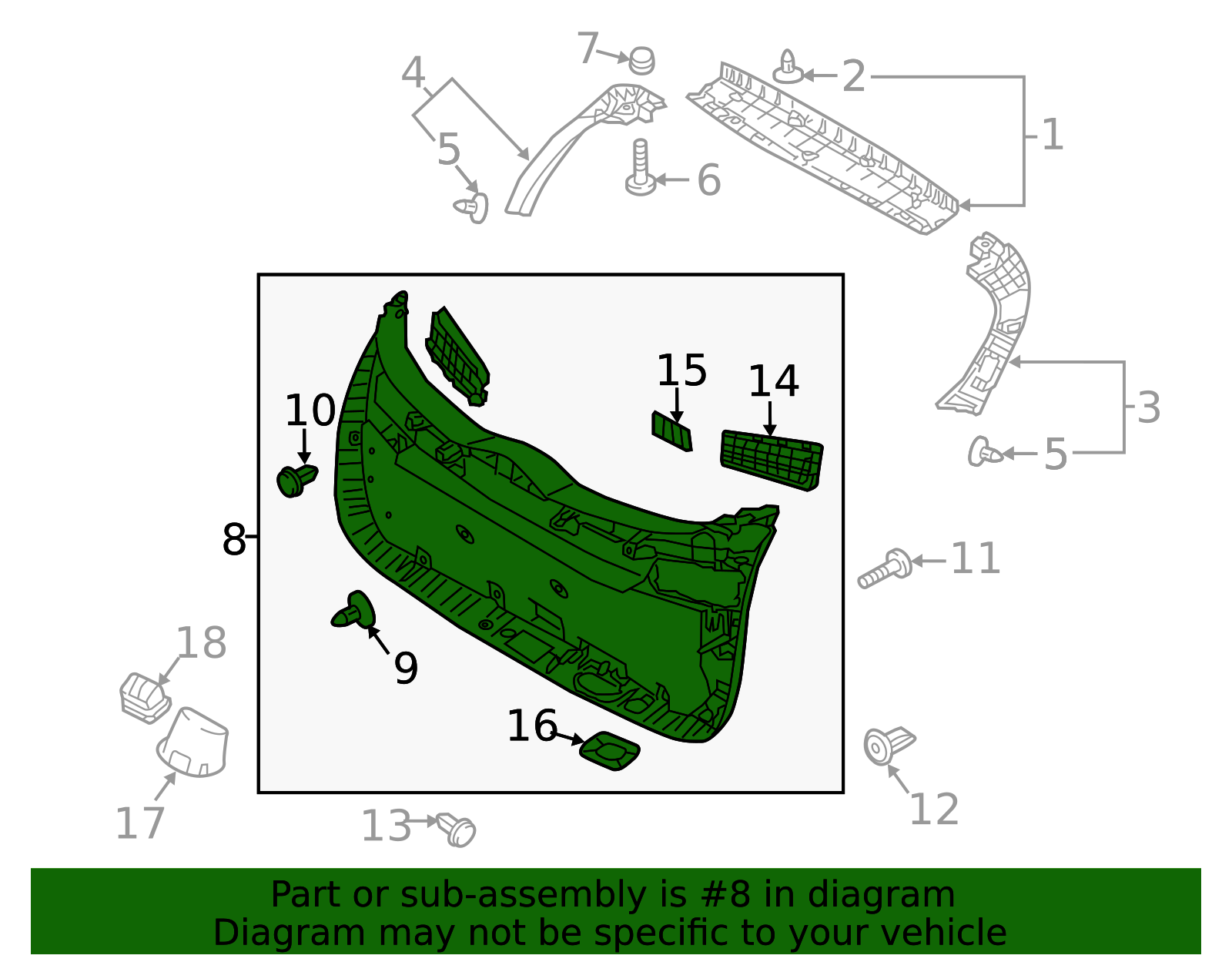 Genuine Lower Trim Panel for 2016-2021 Hyundai Tucson | Part# 81750 ...
