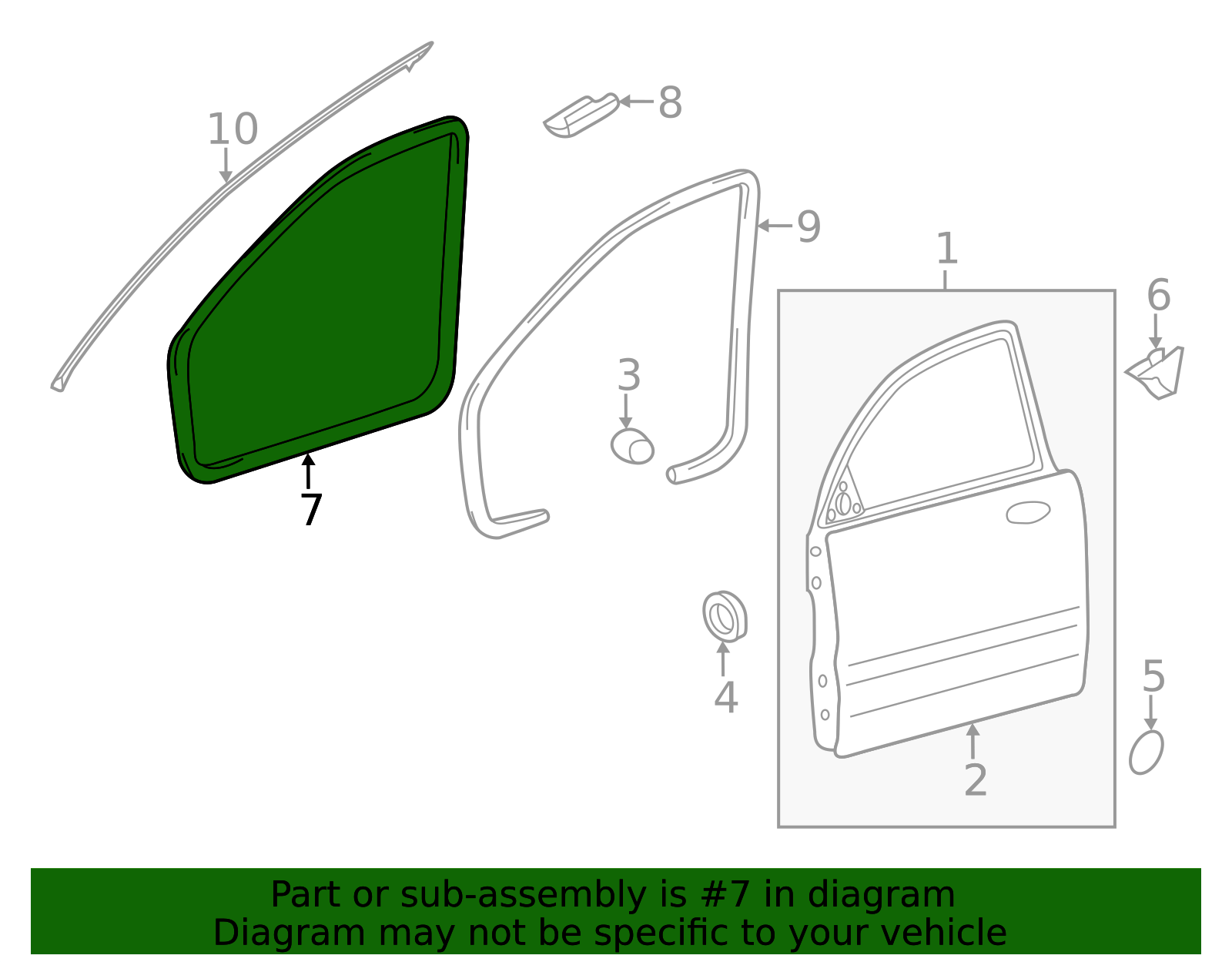2011-2016 Kia Optima Door Weather-Strip 82130-2T000 | TascaParts.com