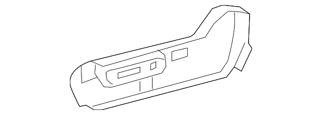 2008-2013 Toyota Highlander Seat Trim Panel 71811-0E070-C0 | Toyota ...