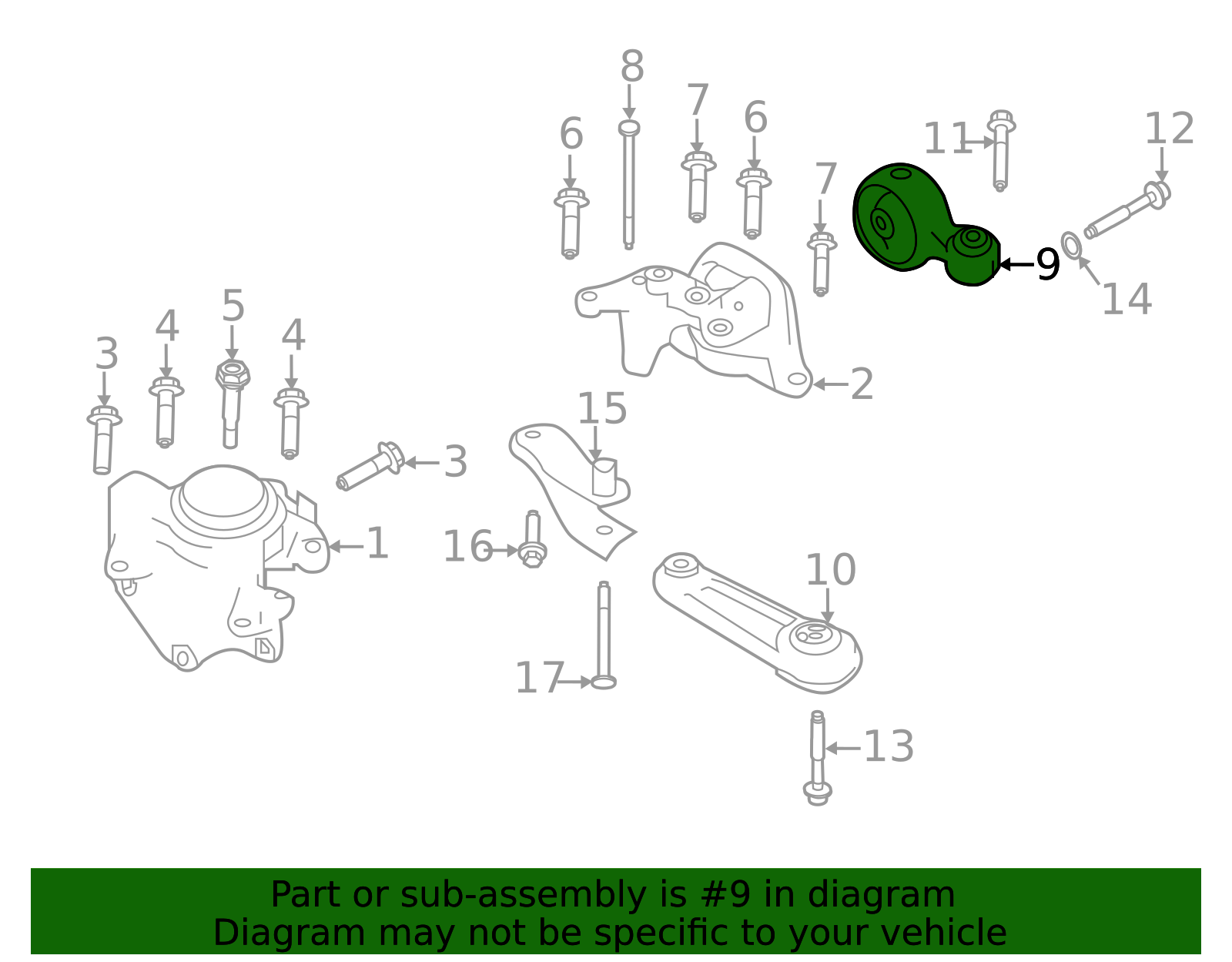 11350-4BC0A - Torque Rod 2017-2019 Nissan Rogue | Official Nissan Parts ...