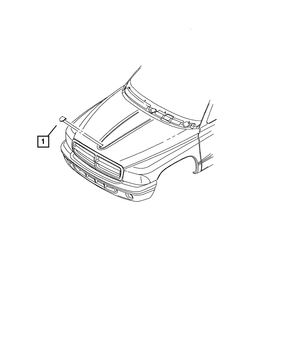 55295240 - Hood Medallion 2001-2003 Dodge | The Official Mopar eStore