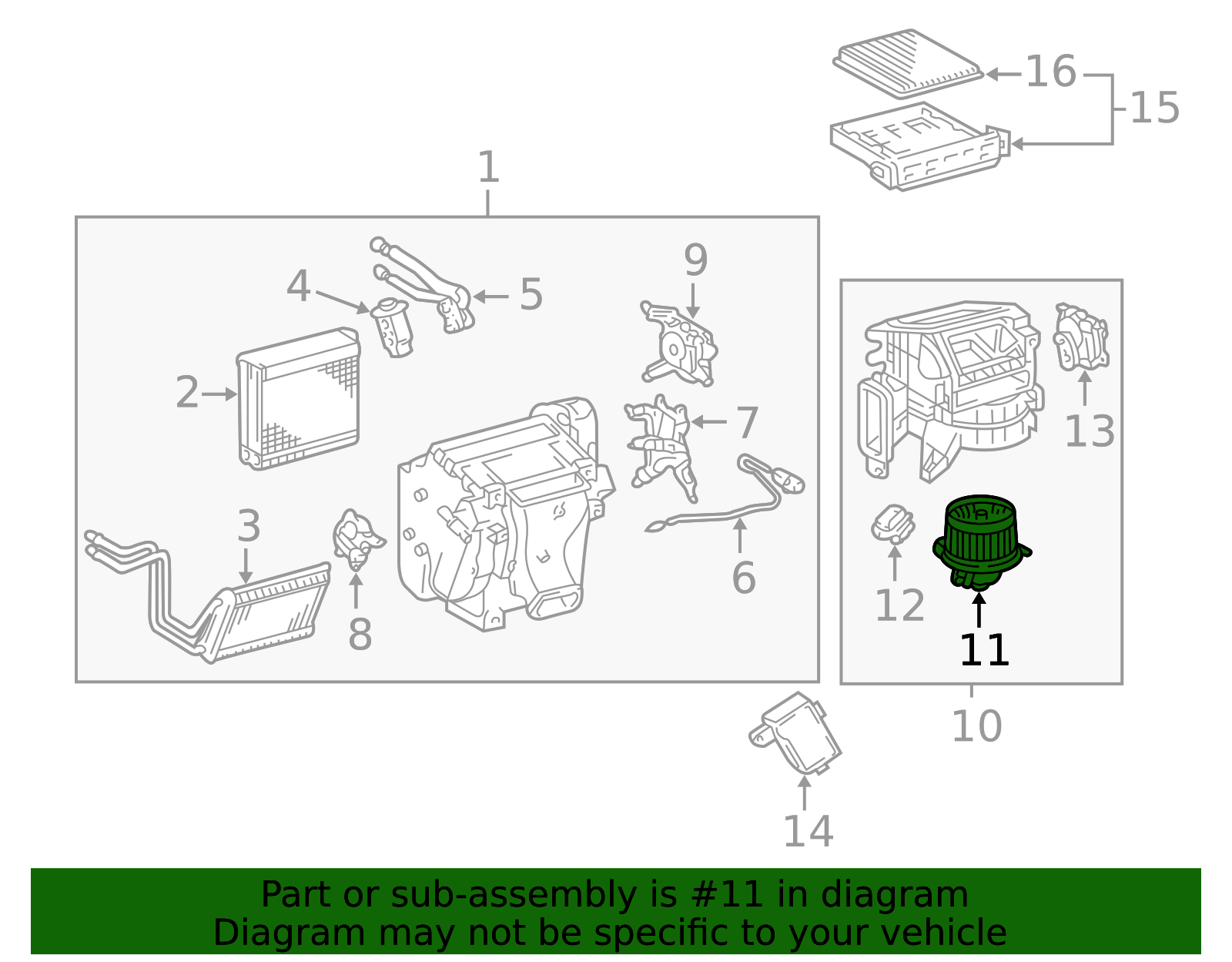 87103-35060 - HVAC Blower Motor 2003-2004 Toyota 4Runner | Norm Reeves ...