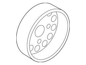 Hyundai - 25221-2B700 - Pulley - 2012-2019 Hyundai | OEM Hyundai Parts ...