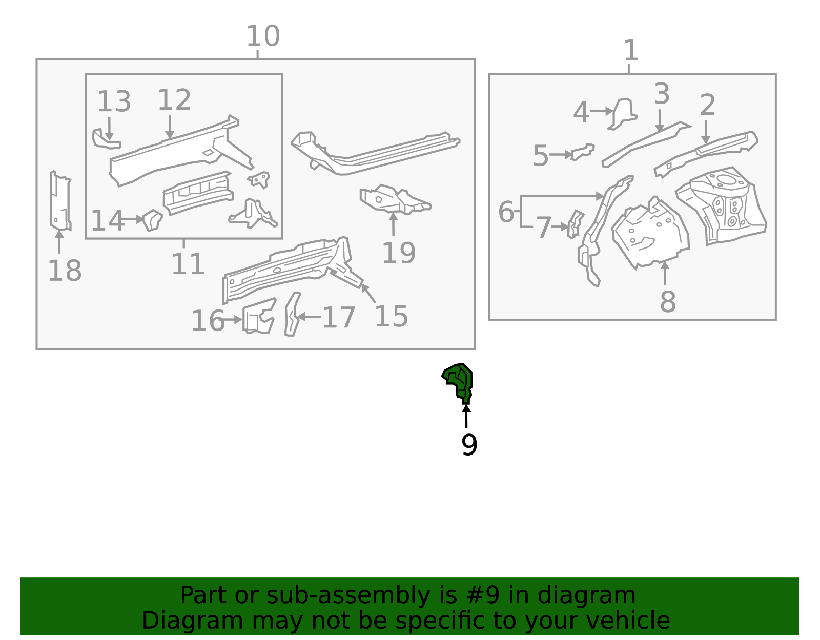 53835-47060 - 2017-2022 Toyota Prius Prime - Front Bracket | Toyota ...