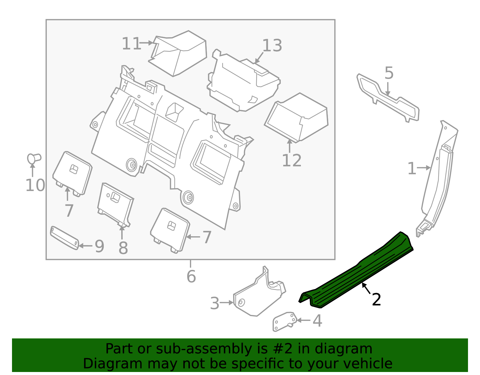 2016-2025 Mazda MX-5 Miata Sill Plate N243-68-720A-02 | Mazda Parts Deals