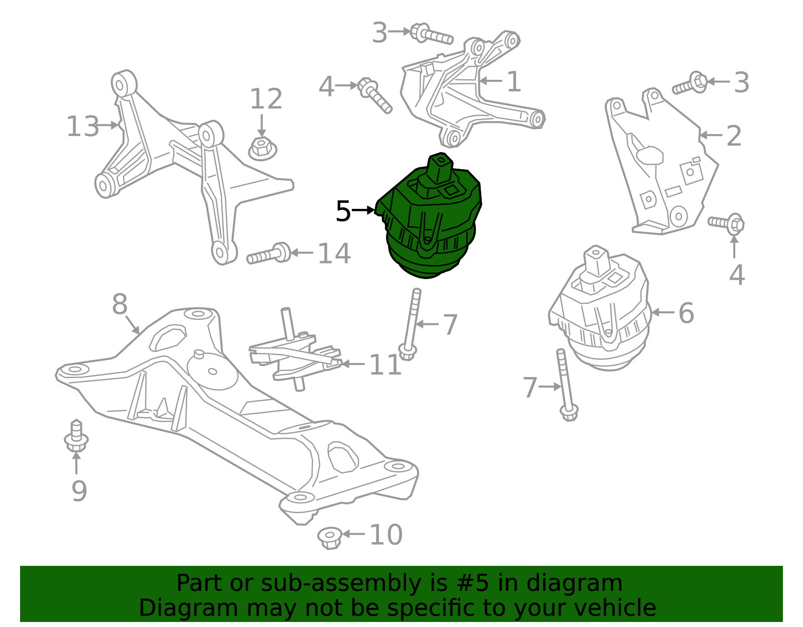 12361-WAA01 - Mount 2020-2026 Toyota GR Supra | Toyota Parts Space
