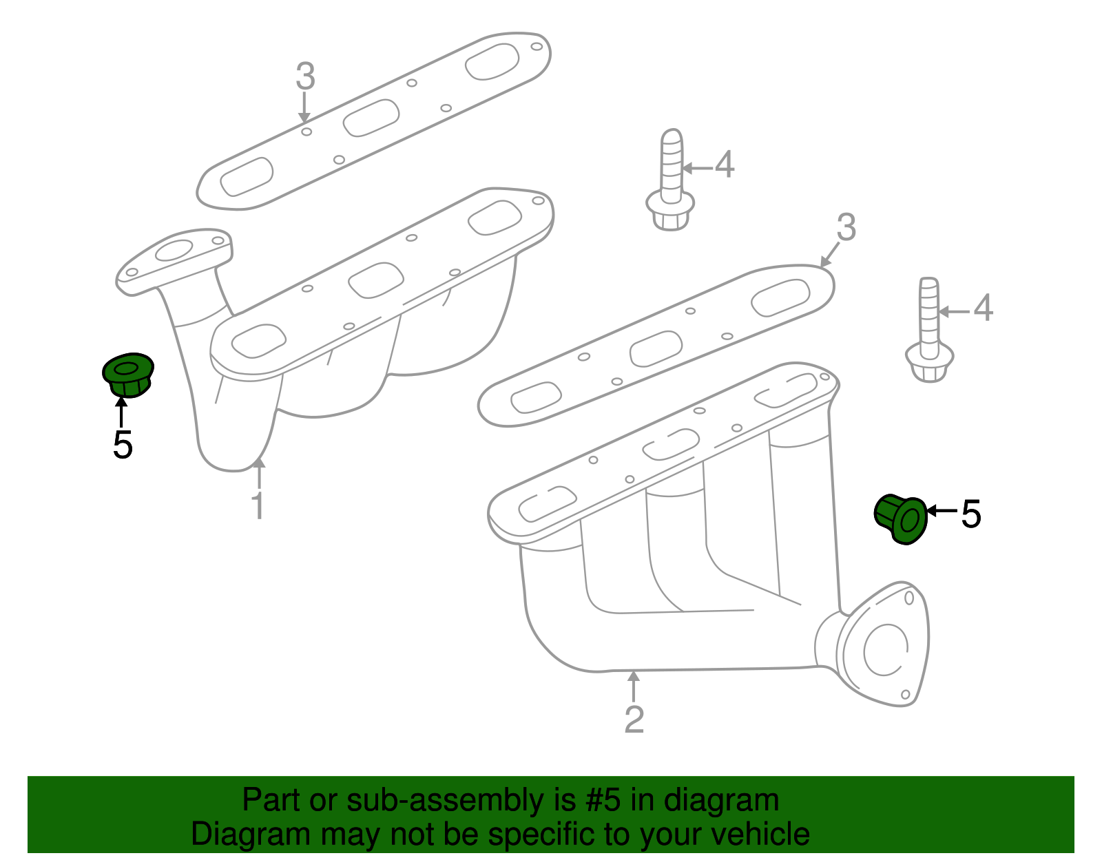 2001-2005 Porsche 911 Exhaust Manifold Nut 999-084-052-02 | Porsche Marin