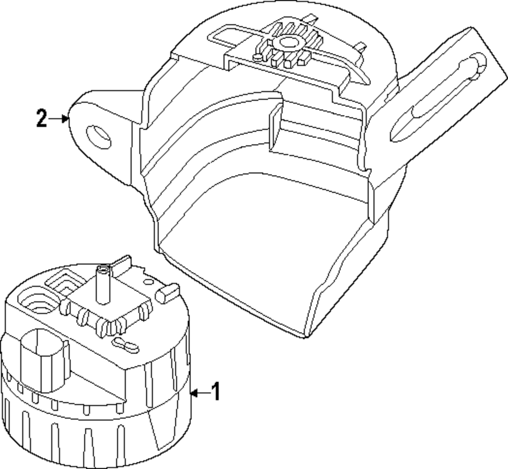 65-75-9-306-407 - Anti-Theft Alarm Siren Bracket | BMWPartsHub