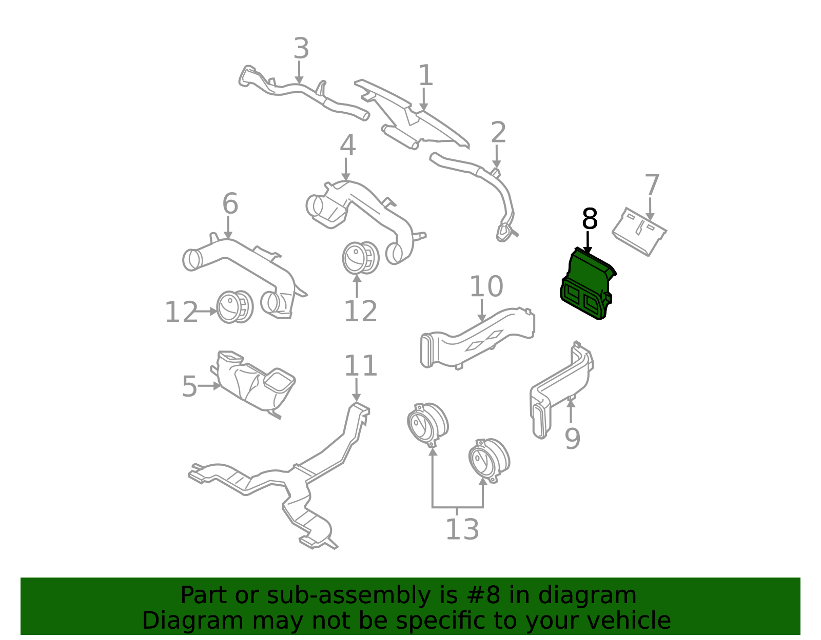 BC3Z-19D633-A - bc3z-19d633-a 2011 2012 2013 2014 2015 2016 Ford F ...