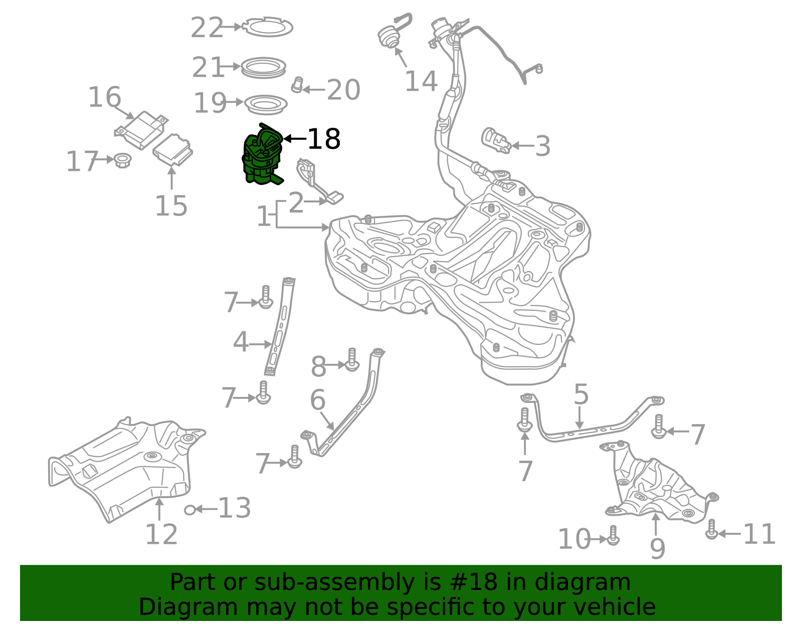 4K0-919-087-P - Fuel Pump Assembly 2019-2025 Audi | Audi OEM Parts Guy