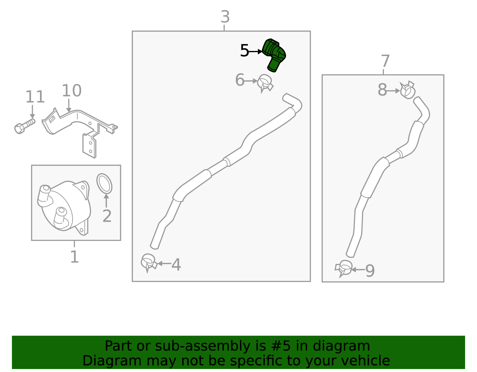 2018-2025 Mazda Automatic Transmission Oil Cooler Coolant Line Fitting ...
