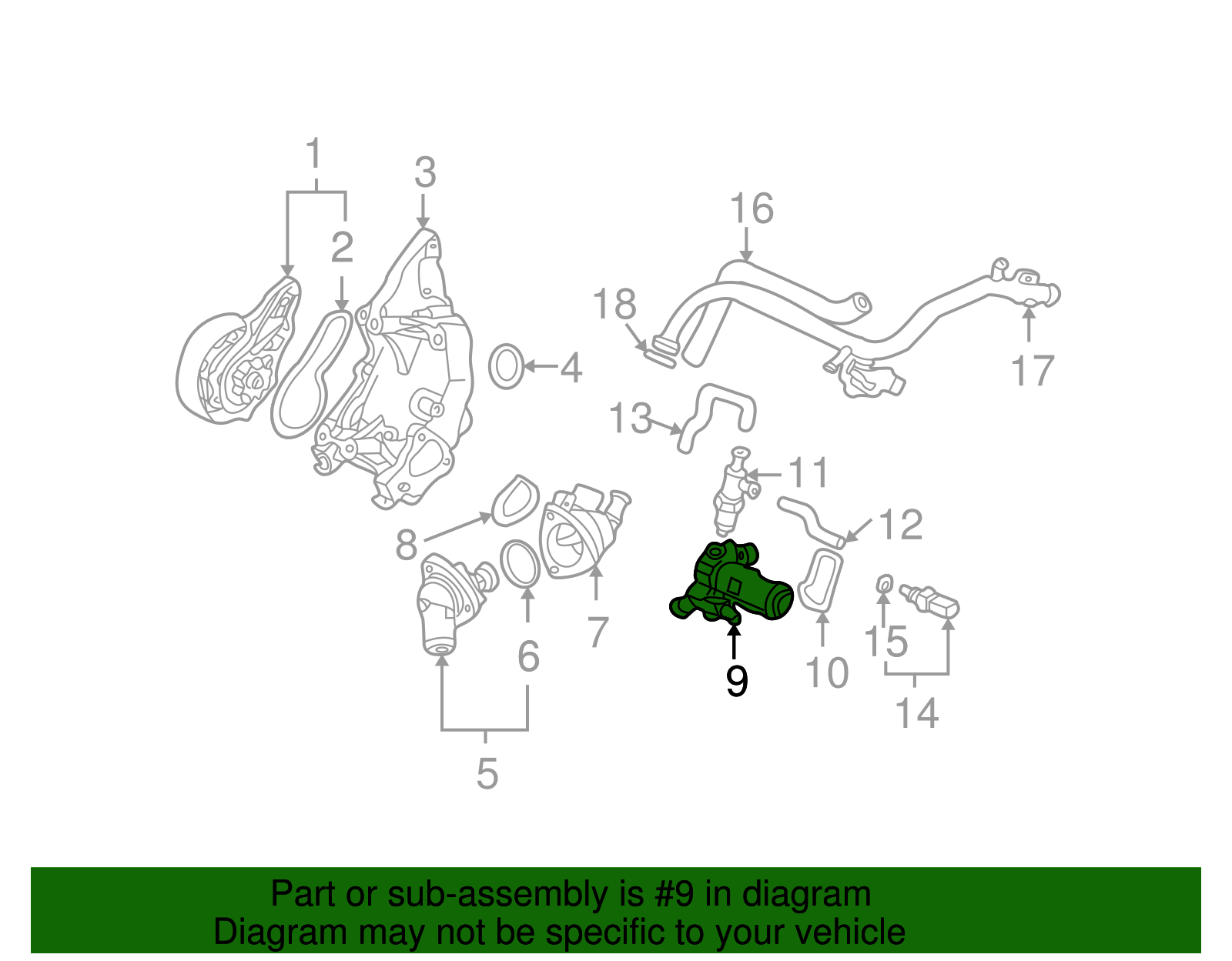 19350-PRB-A00 - Water Outlet 2002-2006 Honda | Honda Parts Online
