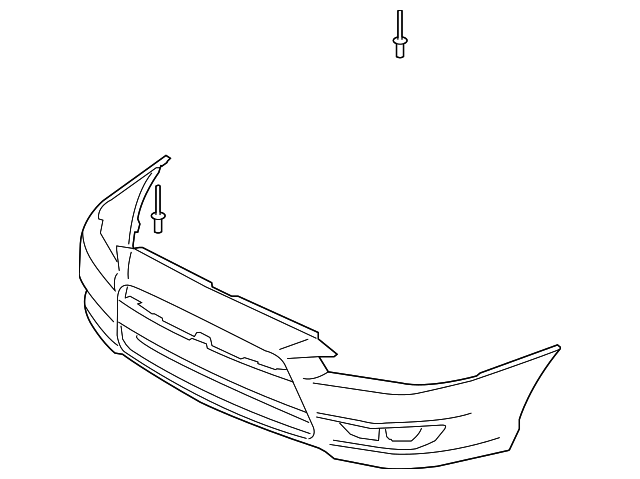 6400D172 - Bumper Cover 2008-2015 Mitsubishi Lancer | Mitsubishi Direct ...