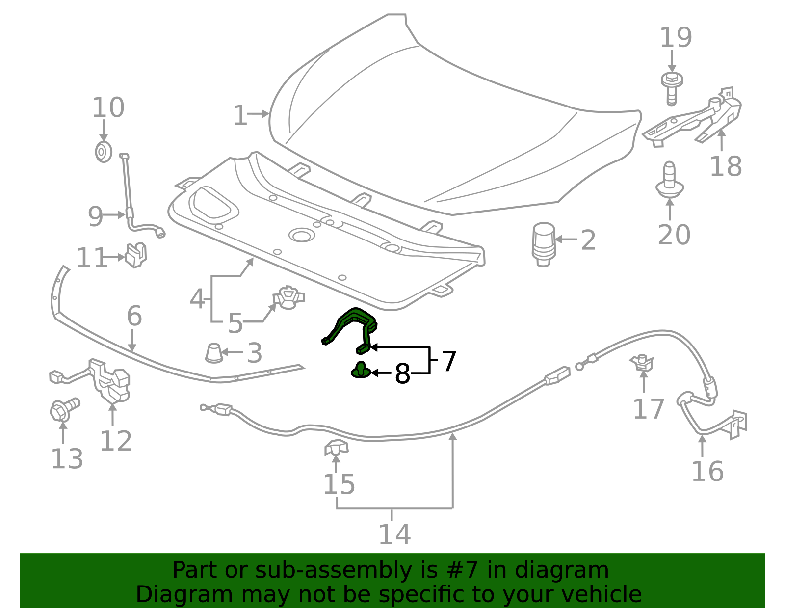 74148-TBA-A00 - 2016-2021 Honda Civic - Seal Rubber In | Honda Parts Cheap
