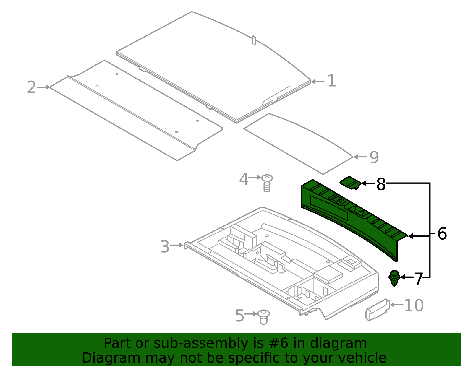 2019-2022 Mitsubishi Rear Trim 7240A290XA | Mitsubishi Parts Warehouse ...