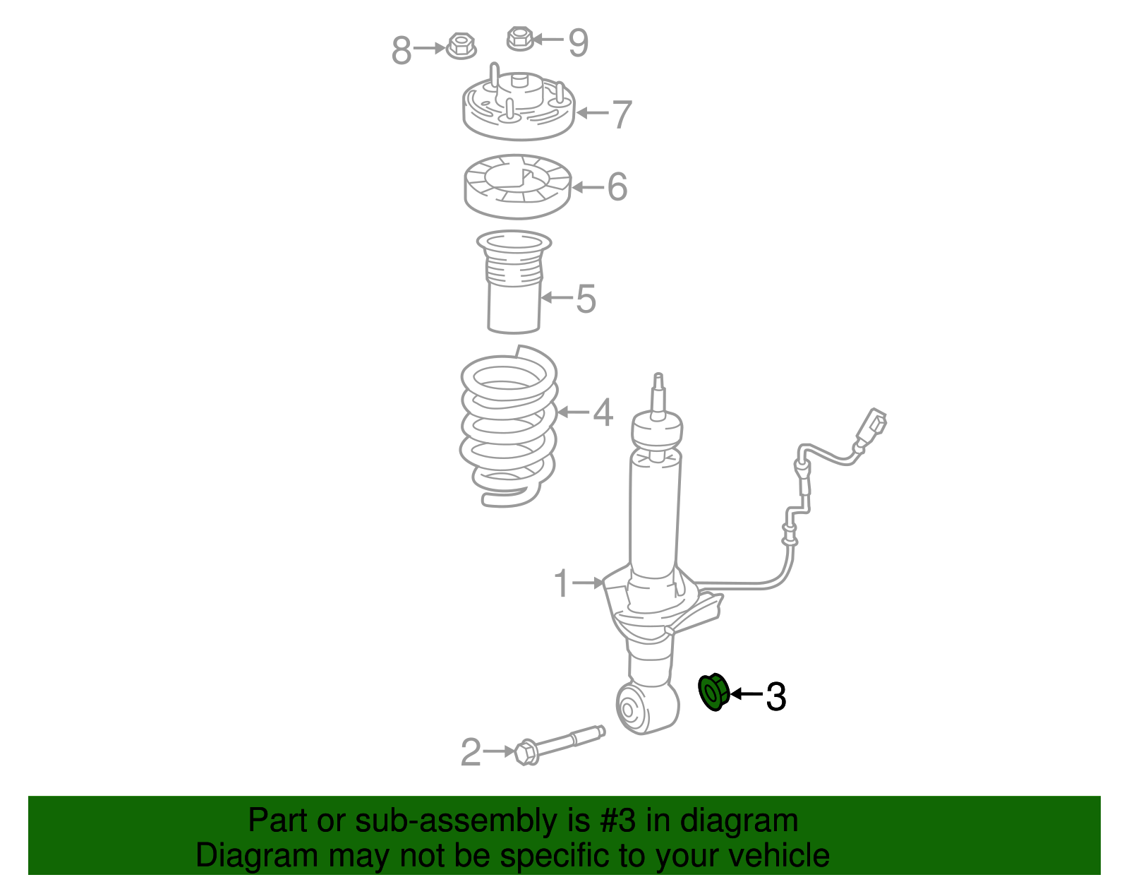 2003-2024 Ford Lower Ball Joint Nut W520217-S441 | Ford OEM Parts Online