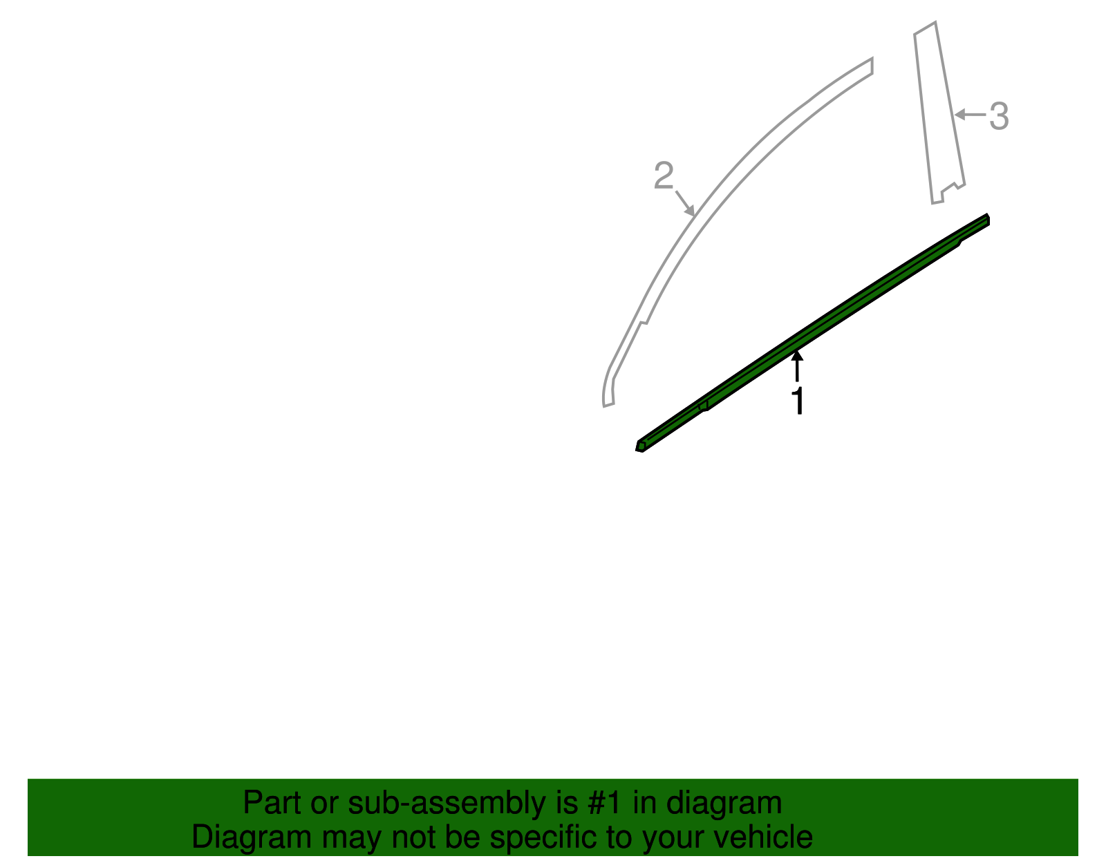 82220-D9000 - Belt Molding 2017-2022 Kia Sportage | Kia.Parts Store