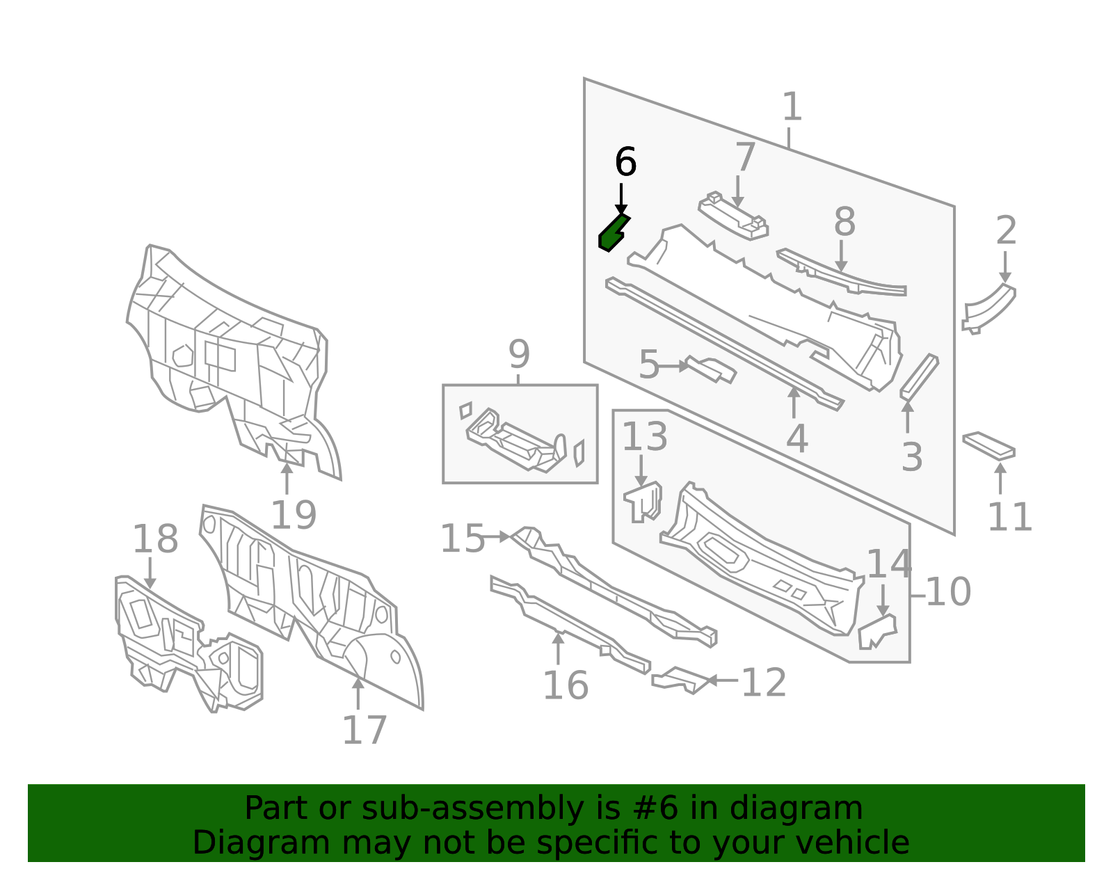 55786-0R010 - Cowl Grille Plate - 2012 Toyota RAV4 | Nucar Toyota Parts