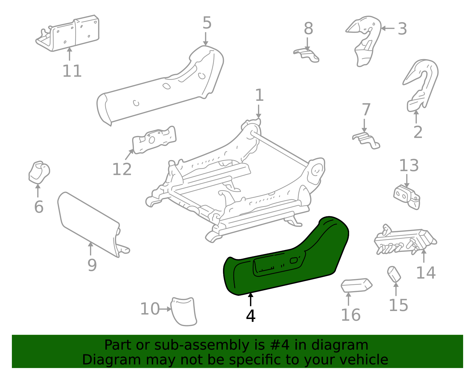 2001-2003 Toyota Highlander Outer Cover 71812-48060-B0 | MotorMotor