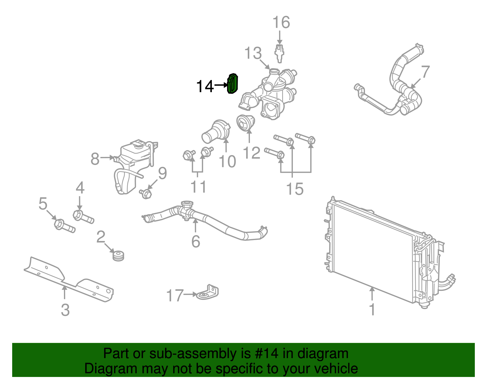 2007-2020 Mopar Engine Coolant Thermostat Housing Gasket 04884572AA ...