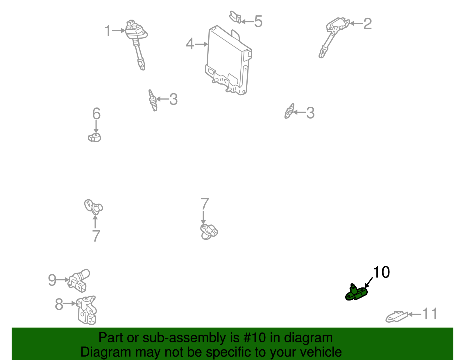 2001-2003 Infiniti QX4 Camshaft Position Sensor 23731-4W000 | INFINITI ...