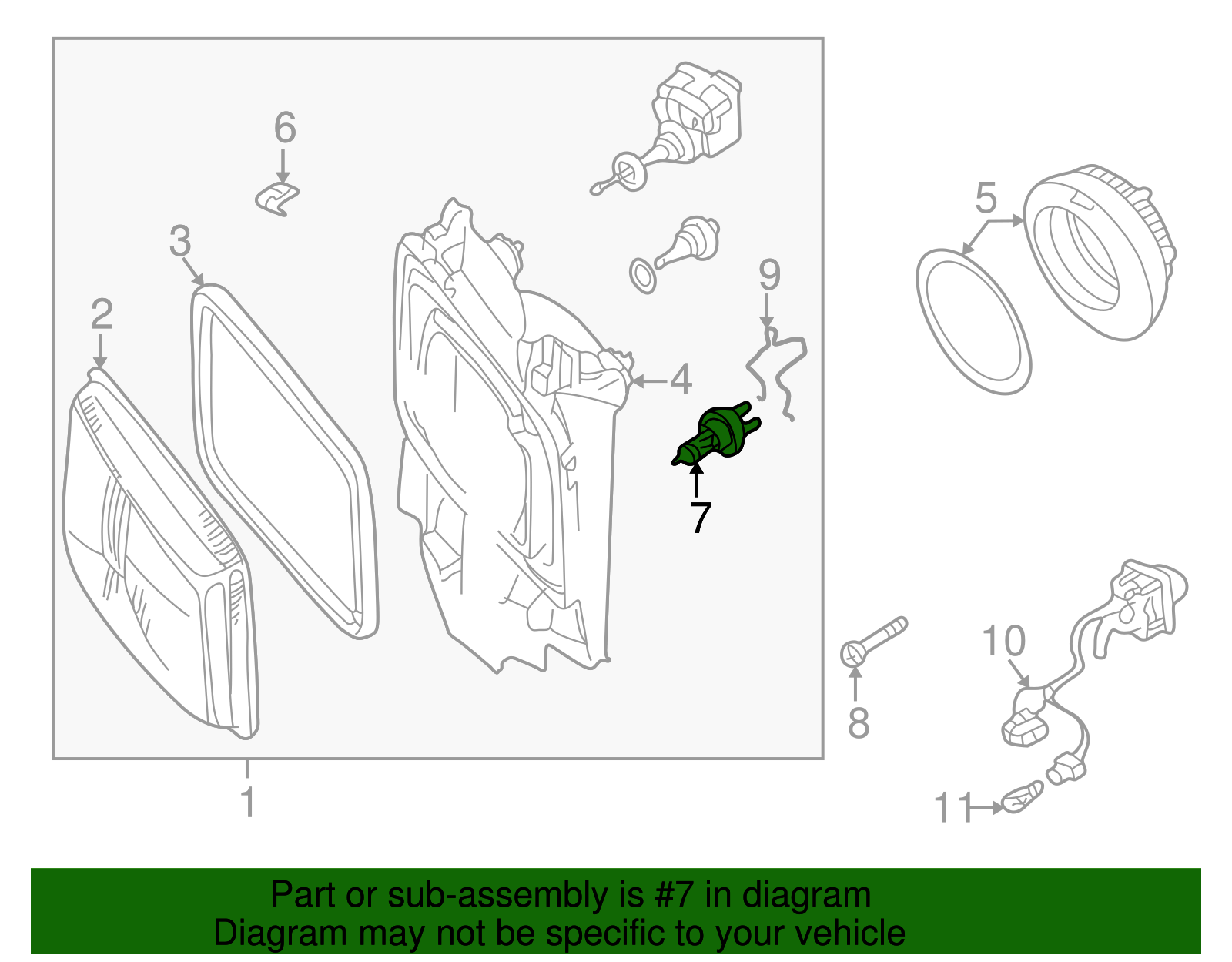 N-017-763-2 - Headlamp Bulb 2001-2003 Volkswagen EuroVan | VW Parts Source