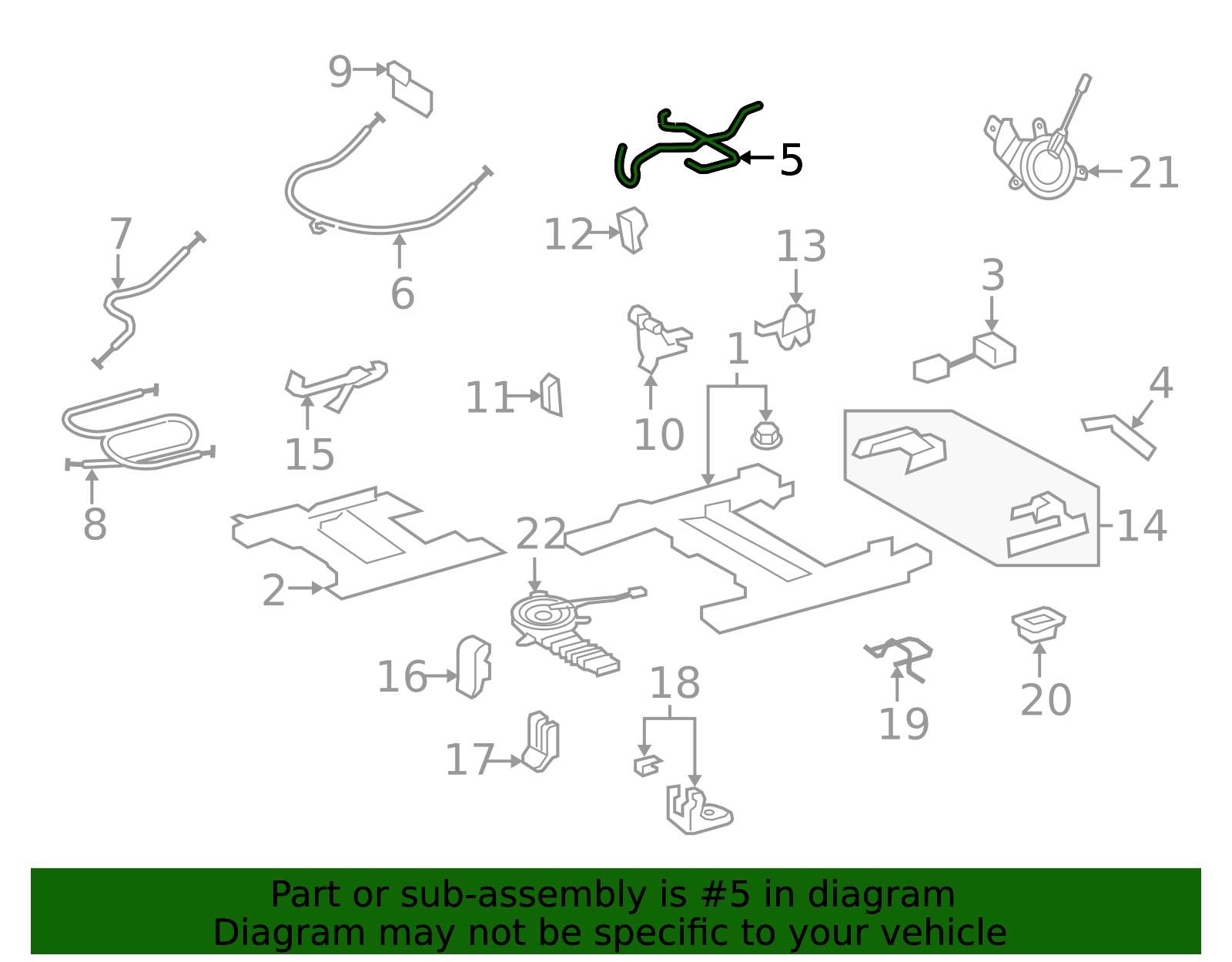 2008-2015 Lexus LX570 Power Seat Wiring Harness 82193-60020 | OEM Parts ...
