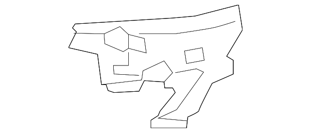 31323425 - Inner Bracket - 2011-2013 Volvo S60 | Volvo OEM Parts Direct