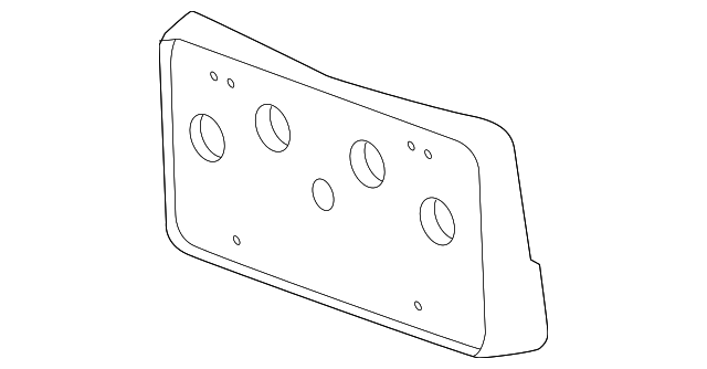 2021-2024 Cadillac Front License Plate Bracket 84378315 | OEM Parts Online