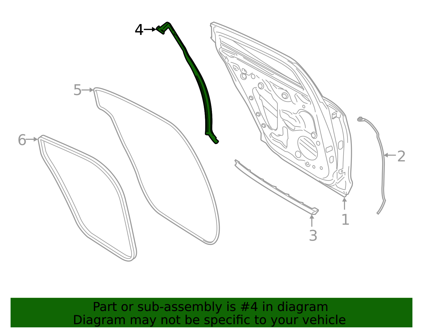 971-839-776 - 2017-2024 Porsche Panamera - Rear Weather-Strip 2017-2025 ...