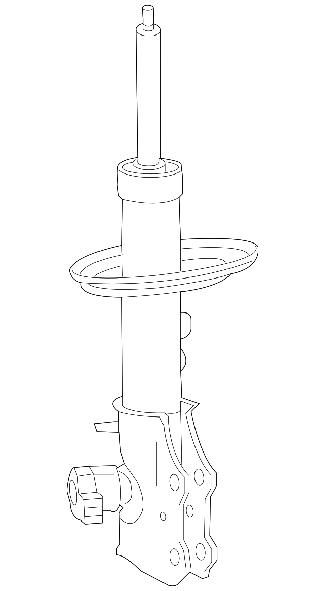 2017-2019 Cadillac XT5 Front Driver Side Suspension Strut Assembly ...