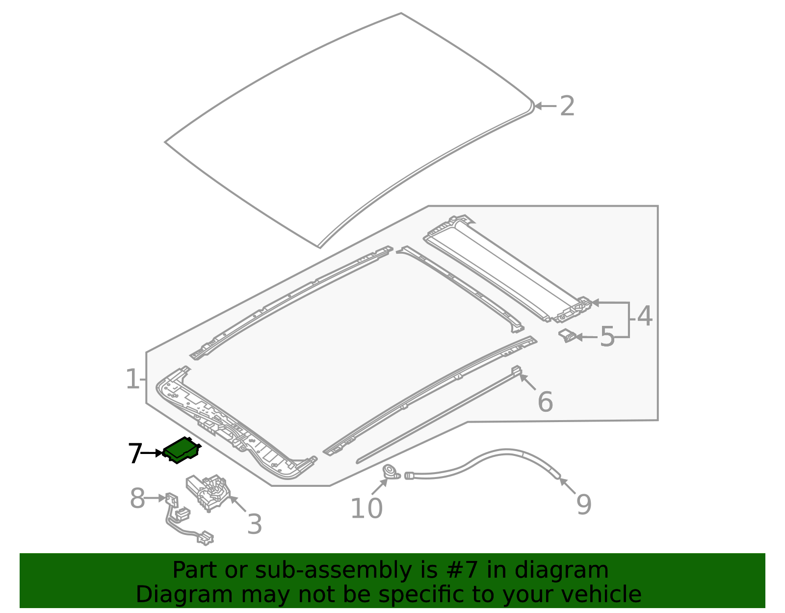 89A-907-594-BD - High-Quality Sunroof Control Module for 2021-2025 ...