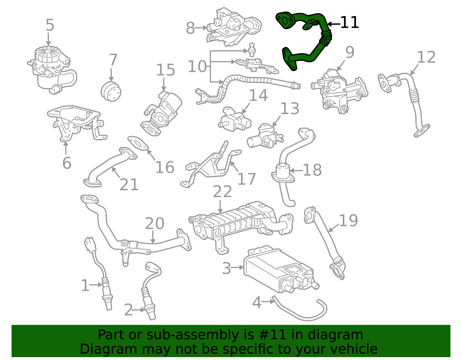 17363-0S020 - High-Quality Secondary Air Injection Pump Hose for 2010 ...