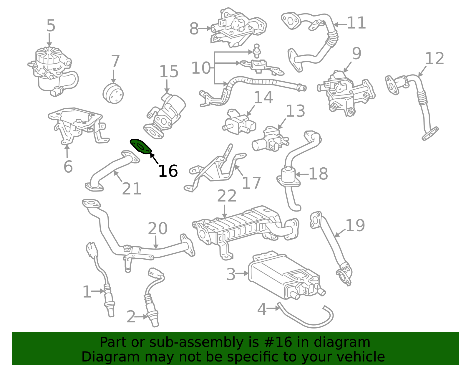 25627-38020 - Valve Gasket - 2010-2020 Lexus GX460 | My L Parts