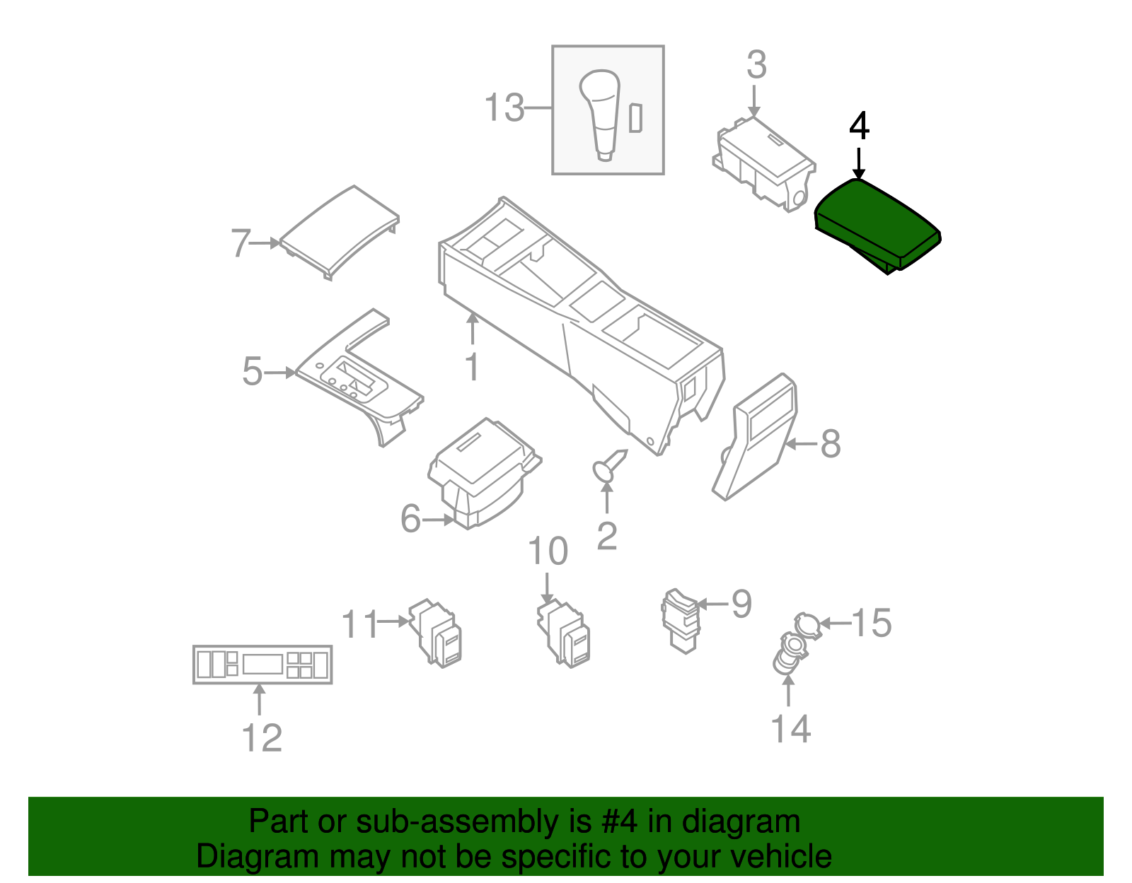 2011-2014 Nissan Maxima Lid 96920-ZX70B | Bill Kay Nissan Parts