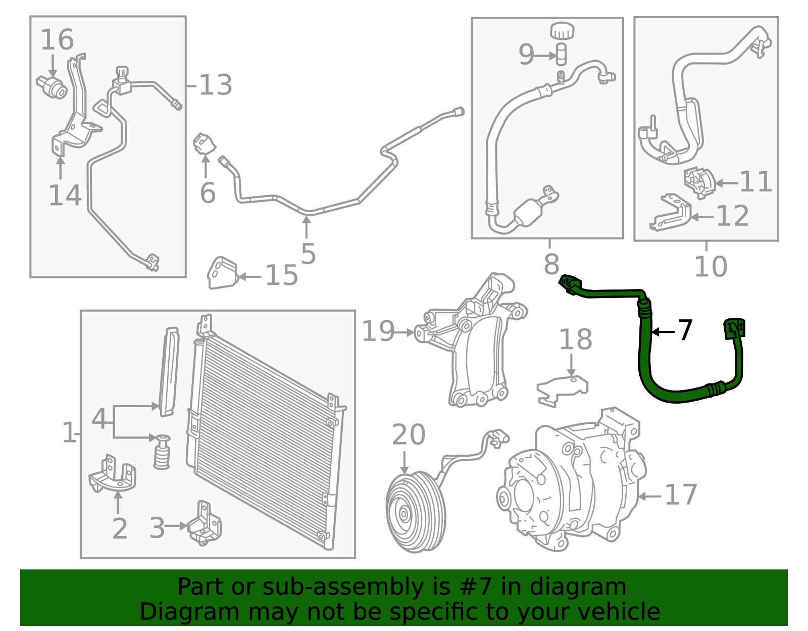 2022-2025 Toyota Discharge Hose 88711-0C200 | MotorMotor