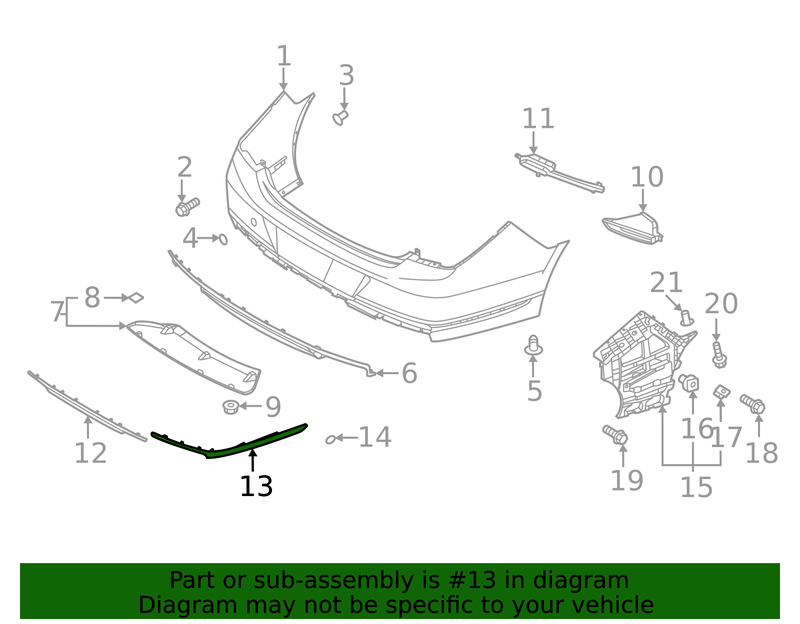 2020-2022 Genesis G90 Outer Molding 86671-D2500 | OEM Parts Online