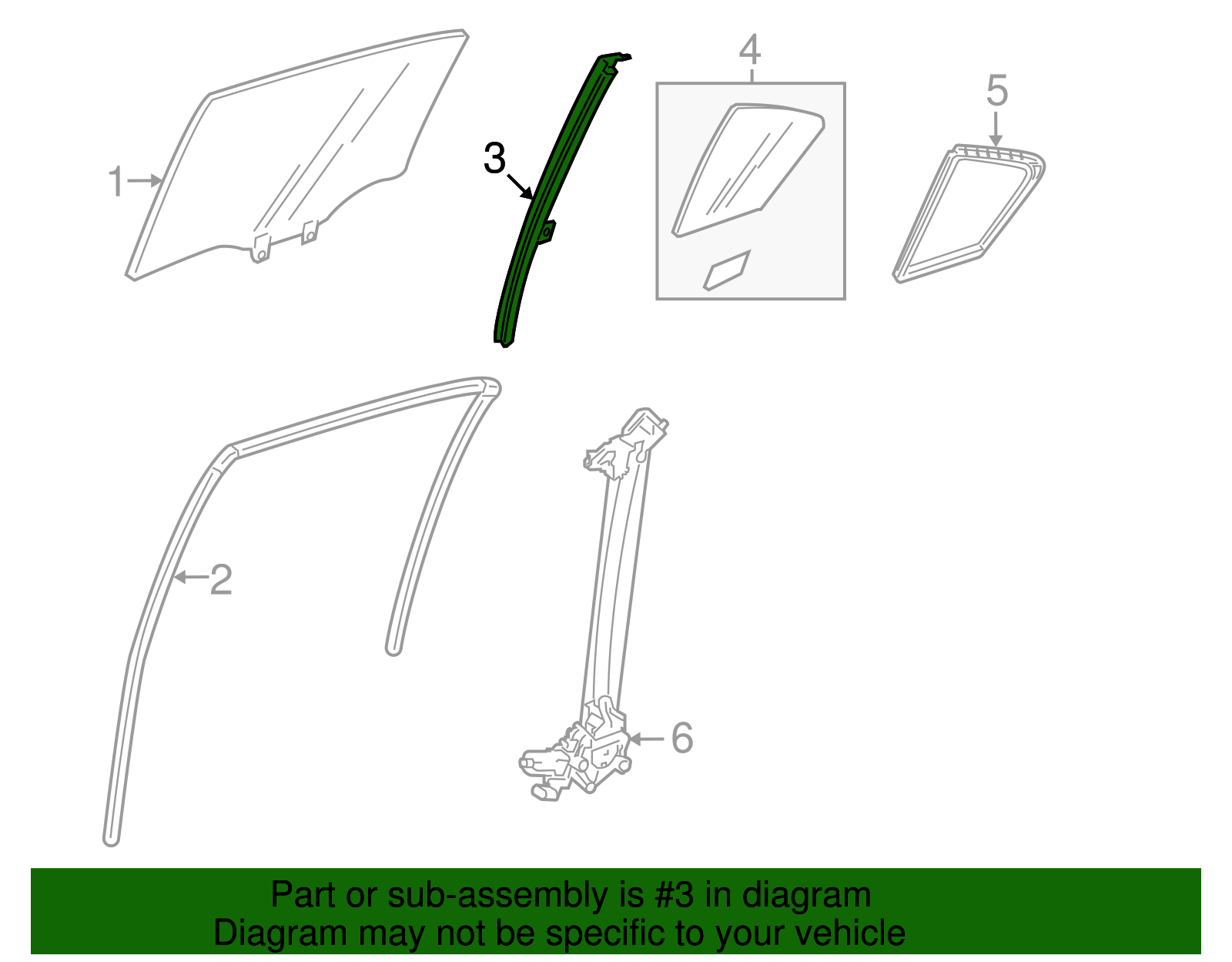 OEM 2013-2017 Honda Accord Division Bar 72731-T2A-A01 | Honda ...