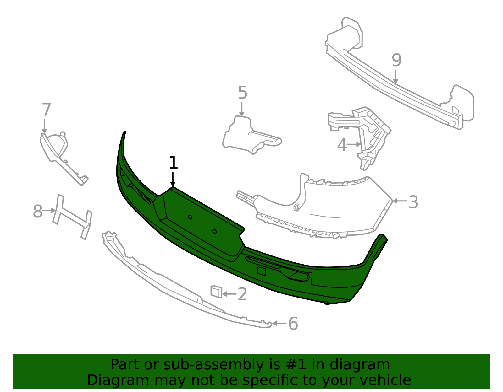 36011871 - Bumper Cover | Volvo OEM Parts Direct