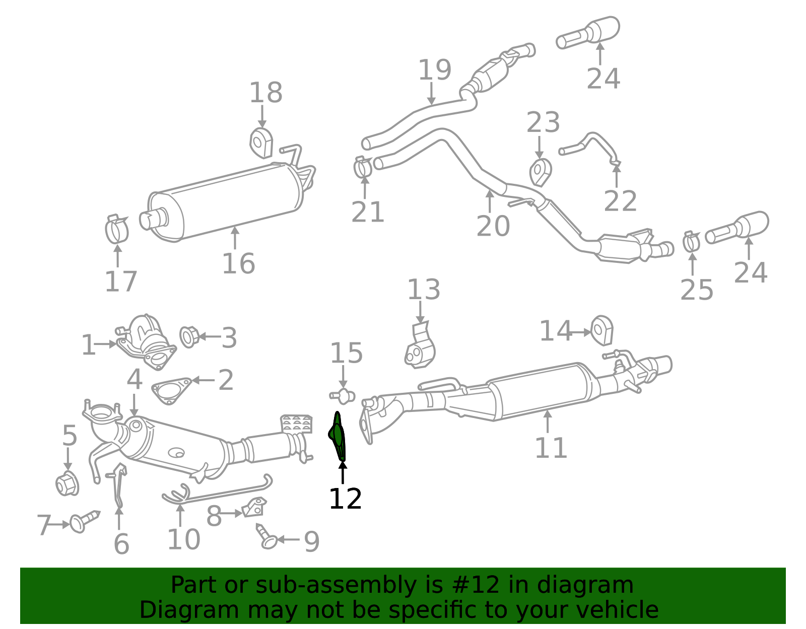 2014-2023 Mopar Exhaust Pipe Flange Gasket 68146718AA | Mopar Parts Canada